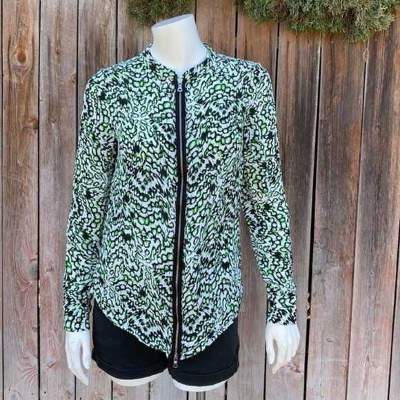 French Connection | Tops | Frenchconnection Psychedelicfront Zip Blouse ...